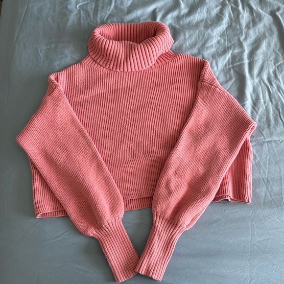 wild fable | Sweaters | Wild Fable By Target Pink Cropped Turtleneck ...